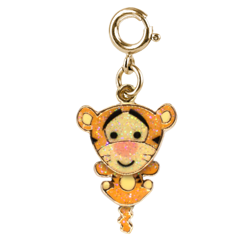 CHARM IT! Gold Swivel Tigger Charm - Bows & Babes