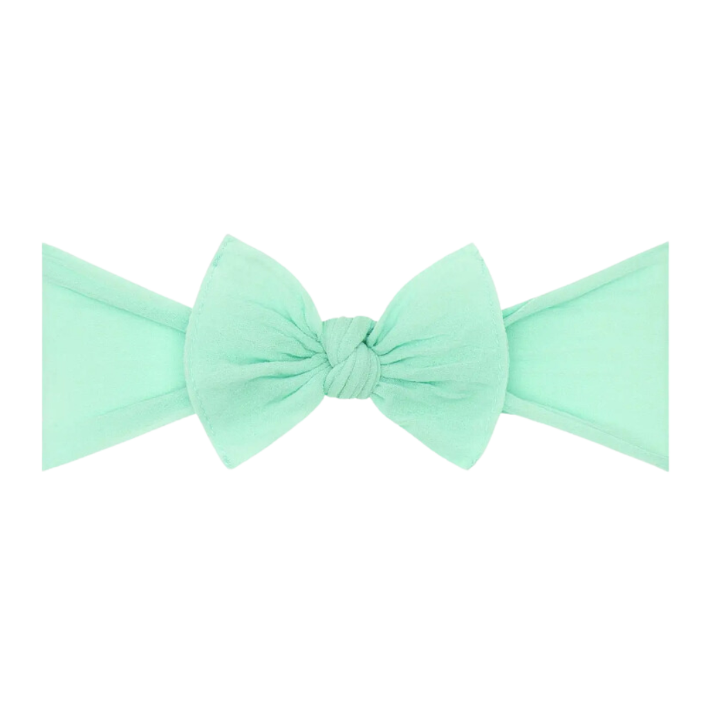 Itty Bitty Knot Mint - Bows & Babes