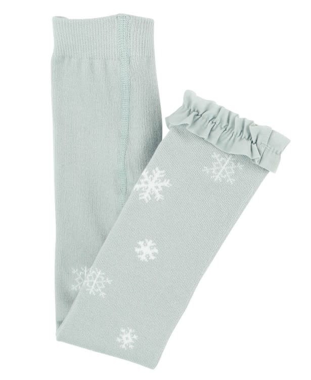 Ruffle Butts Ruffle Butts - Snowflake Footless Ruffle Tights - Freckles ...