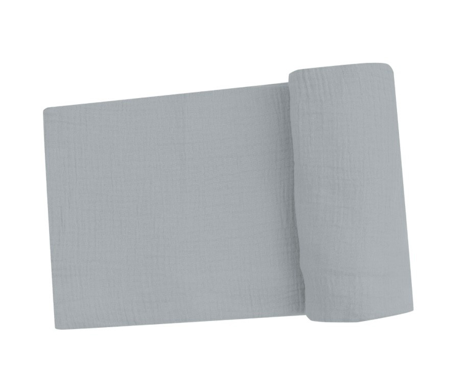 Angel Dear- Solid Muslin Slate Gray Swaddle Blanket - Freckles Children ...