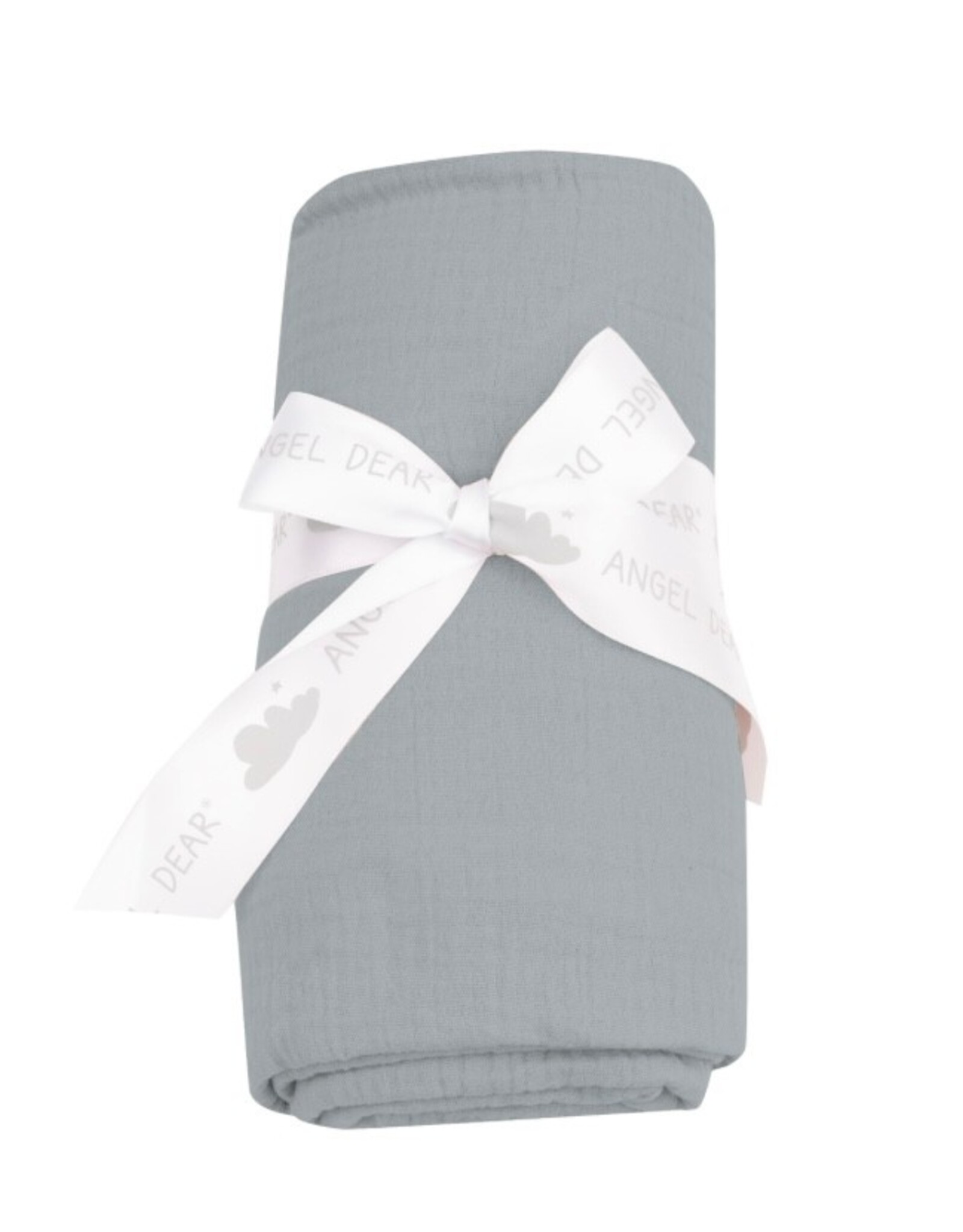 Angel Dear- Solid Muslin Slate Gray Swaddle Blanket - Freckles Children ...