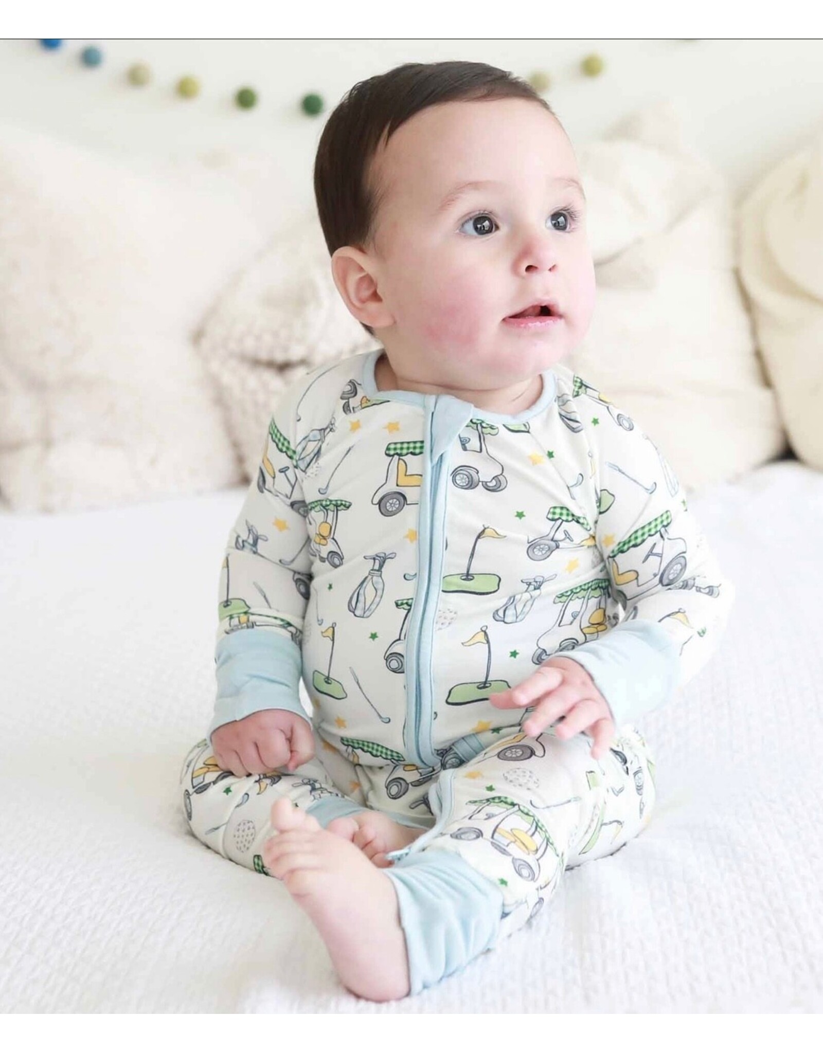 Caden Lane- Country Club Cuties Convertible Zip Romper - Freckles ...