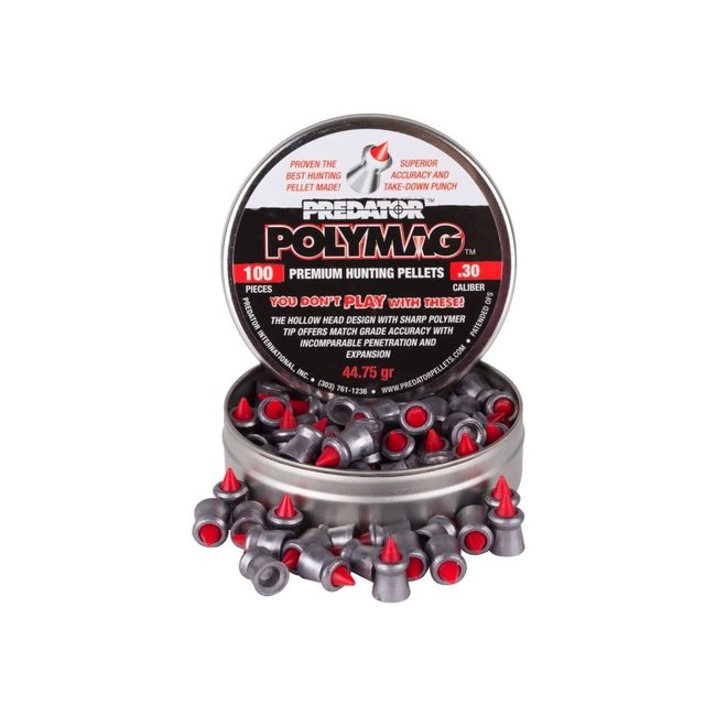 Predator Polymag .30 Cal, 44.75gr - Airgun Source Canada