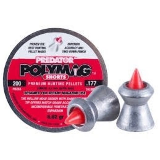 Predator Polymag Shorts .177 Cal, 8.02gr - Airgun Source Canada
