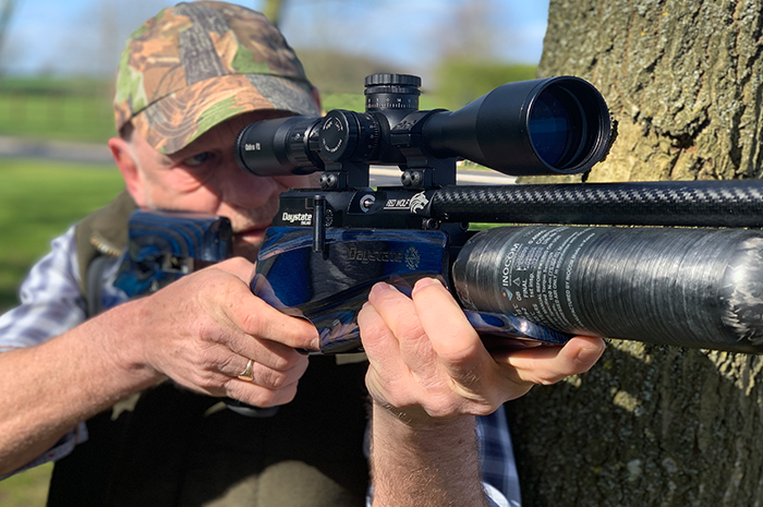 Daystate Red Wolf Midnight HP .22 Cal - 50ft/lbs - Blue Laminate ...