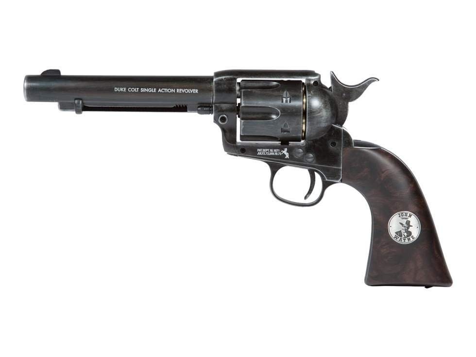 John Wayne Colt Revolver - Pellet - Weathered Finish - Airgun Source Canada