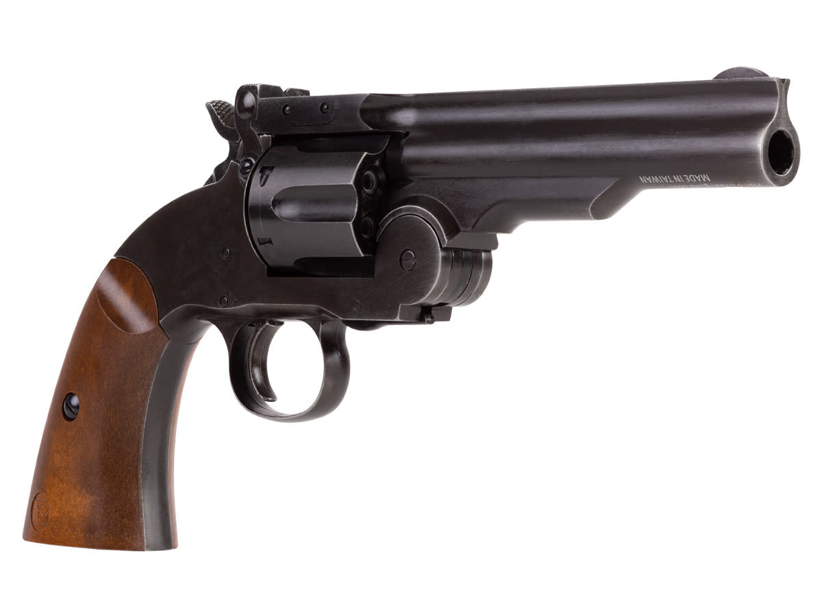 Schofield No. 3 Aged CO2 BB Revolver - 5" Barrel - Airgun Source Canada