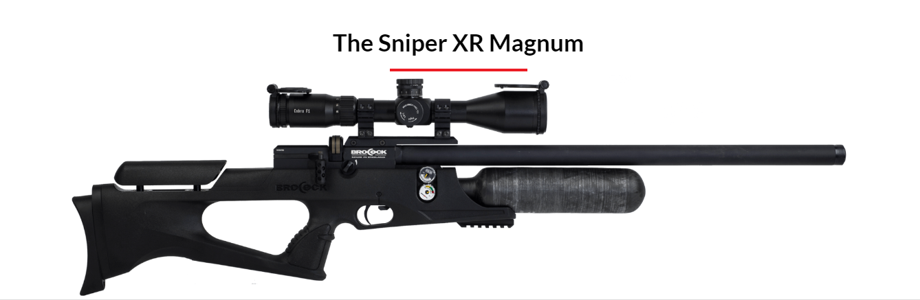 BRK Sniper XR Magnum .25 Cal - Black - 55 ft/lbs - Airgun Source Canada
