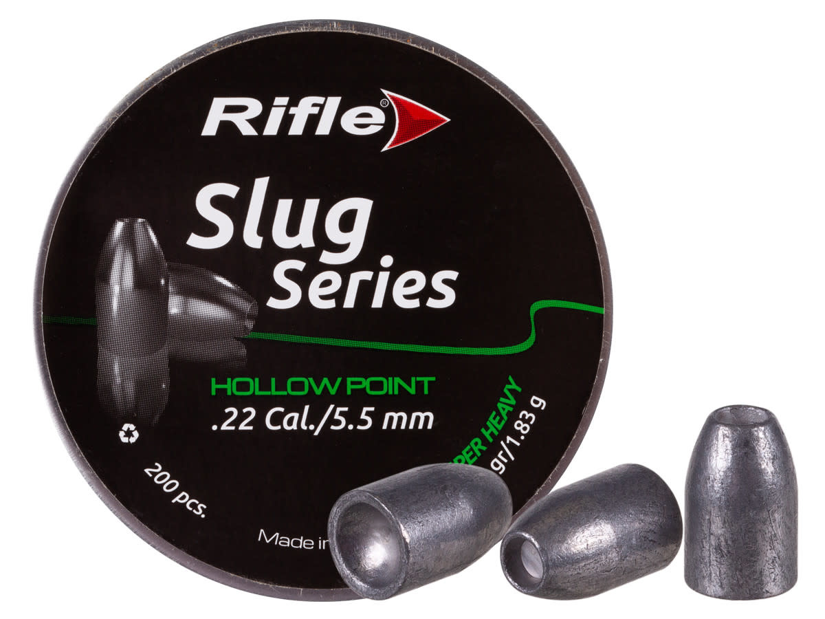 Rifle Slug Series .22 Cal, 28.24gr - Hollowpoint SUPER Heavy - 200ct ...
