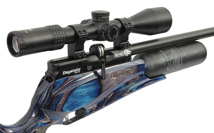 Daystate Red Wolf Midnight HP .25 Cal - 65ft/lbs - Blue Laminate ...