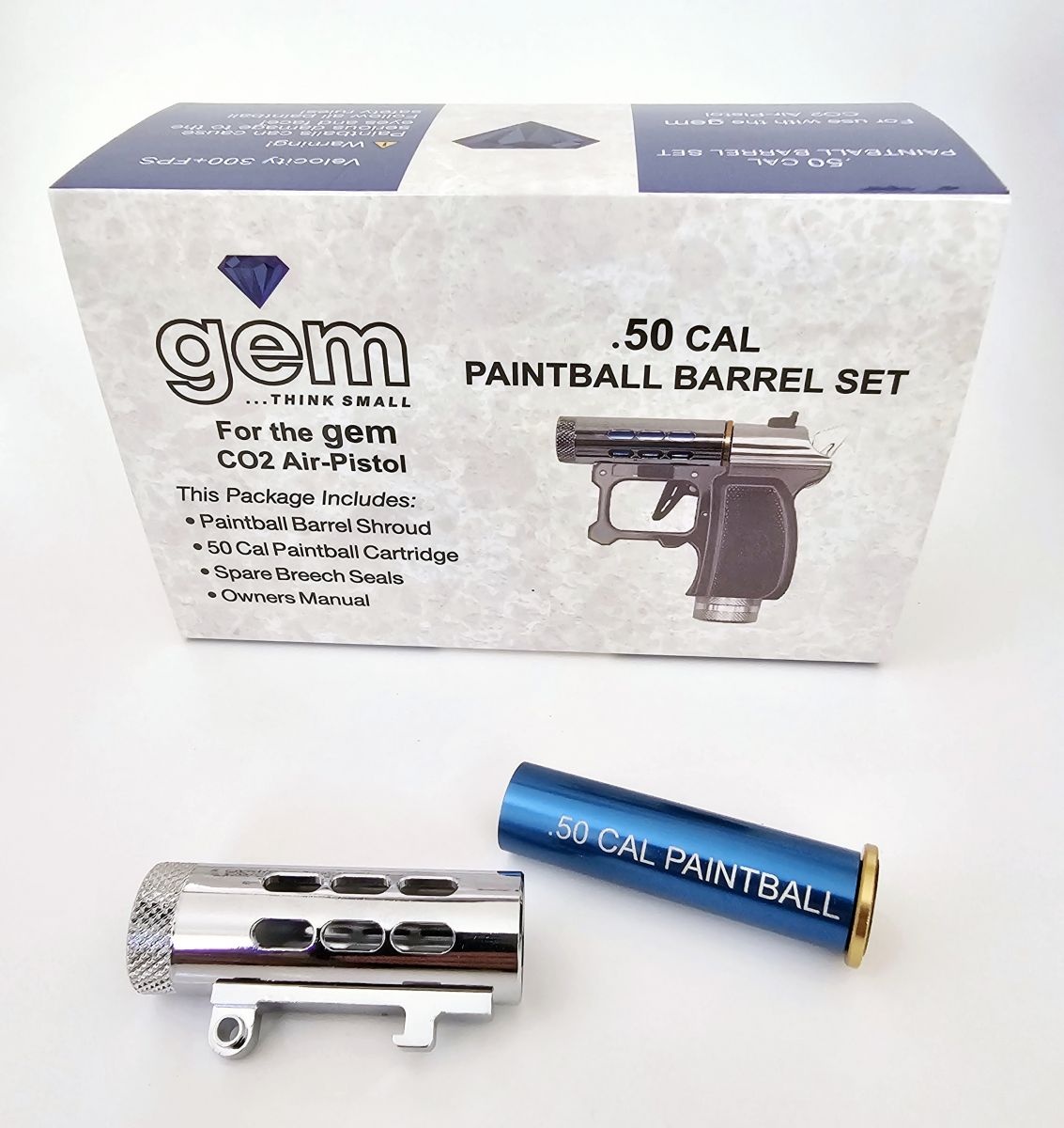 .50 Cal Paintball Barrel Set for Gem CO2 Pistol - Airgun Source Canada