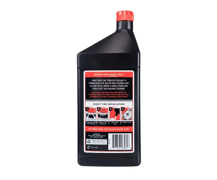 STAN'S NO TUBE Race Day - Scellant vélo pour pneu tubeless - Mathieu ...