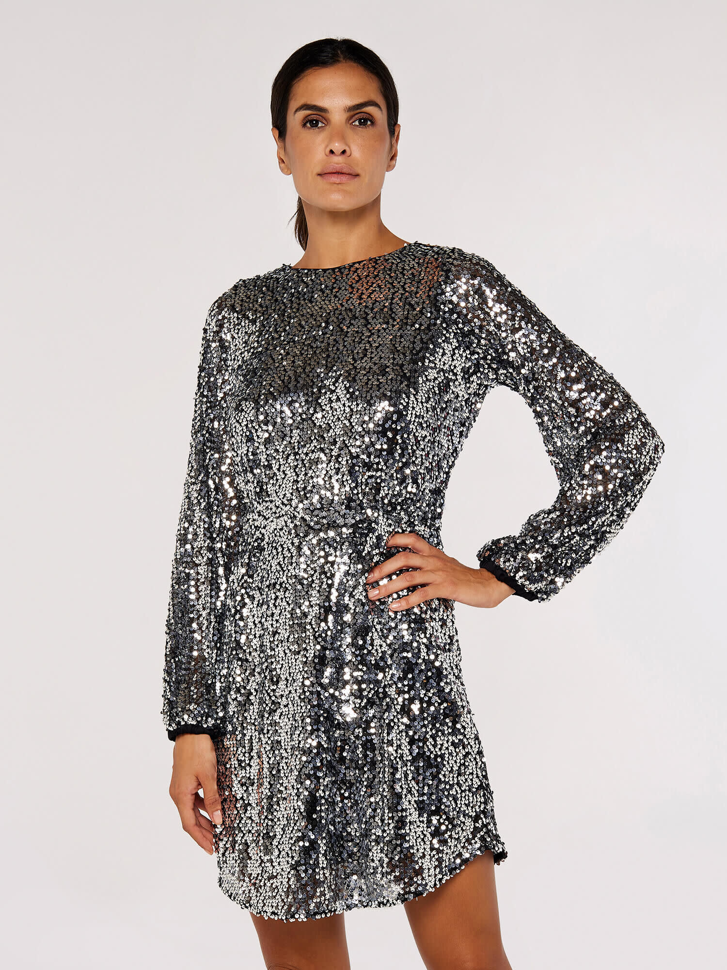 Silver Sequin Mini - Sweet Pea Boutique