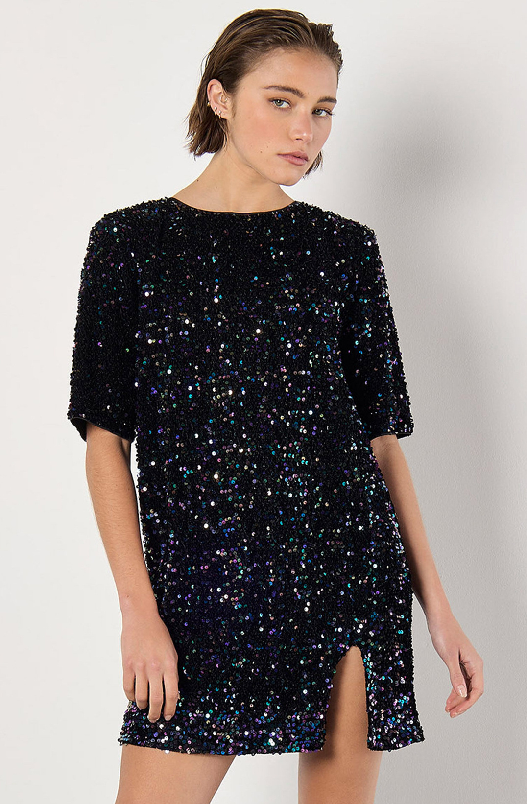 Sparkle Velvet Dress - Sweet Pea Boutique