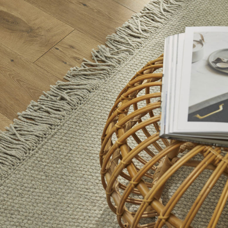 Woollen Basket Weave Rug - Prevalent Projects
