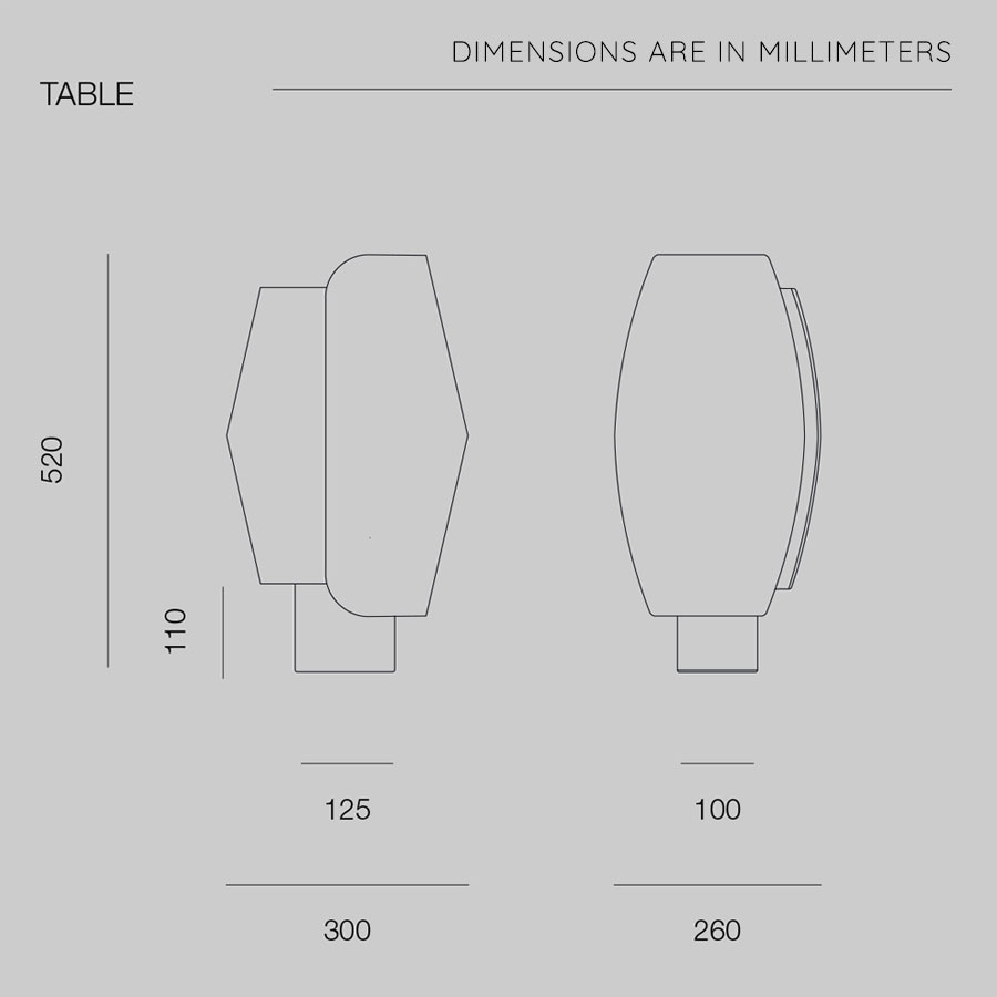 Volute Table Lamp - Prevalent Projects