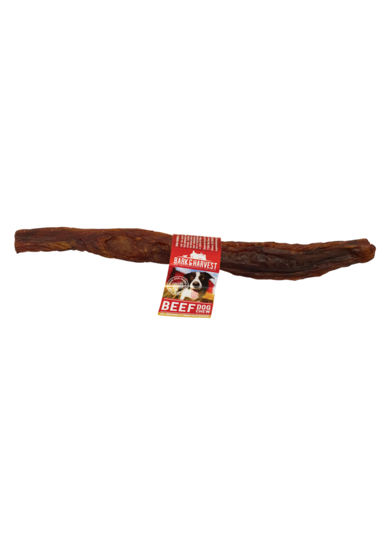 Bark Harvest Beef Bladder Stick 12" - Pawtopia: Your Pet's Nutritionist