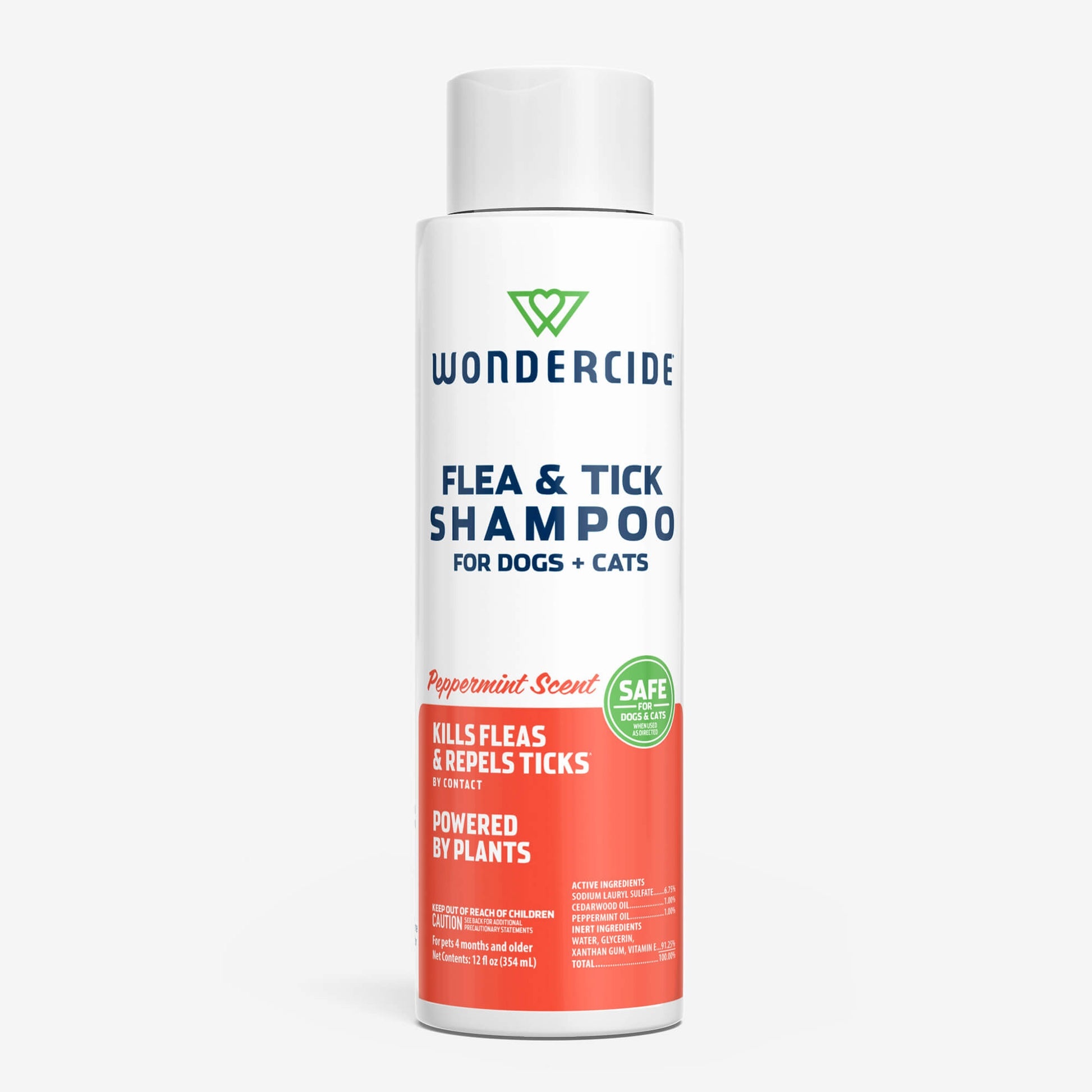 Wondercide F&T Shampoo Dog/Cat Peppermint 12 oz | Pawtopia - Pawtopia ...