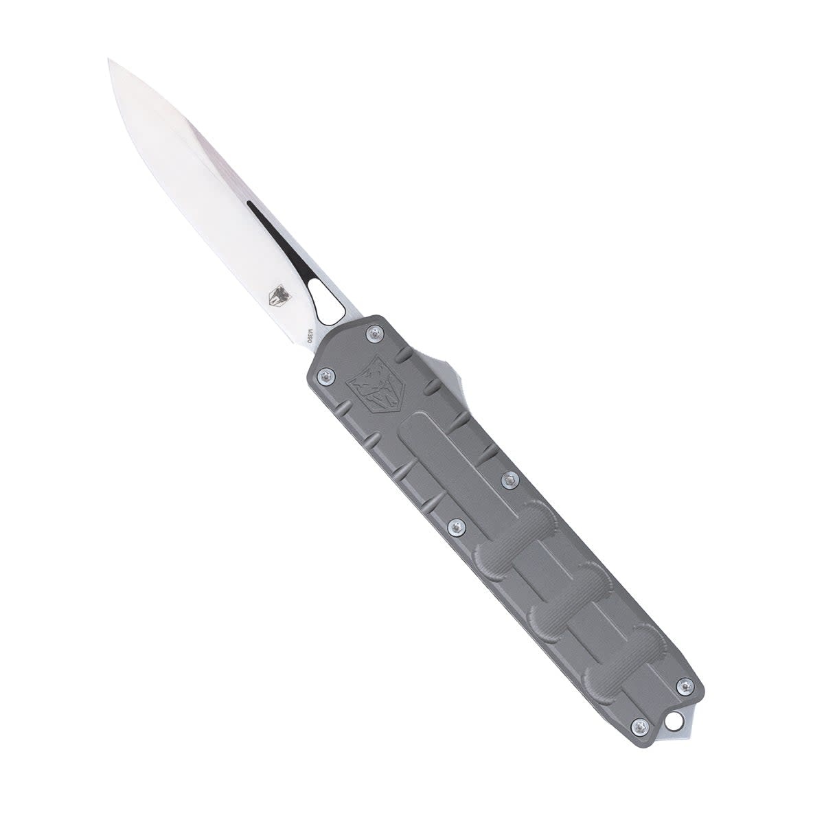 Cobratec Enforcer OTF Knife - Grey M390 Blade - The Gun Shoppe of Sarasota