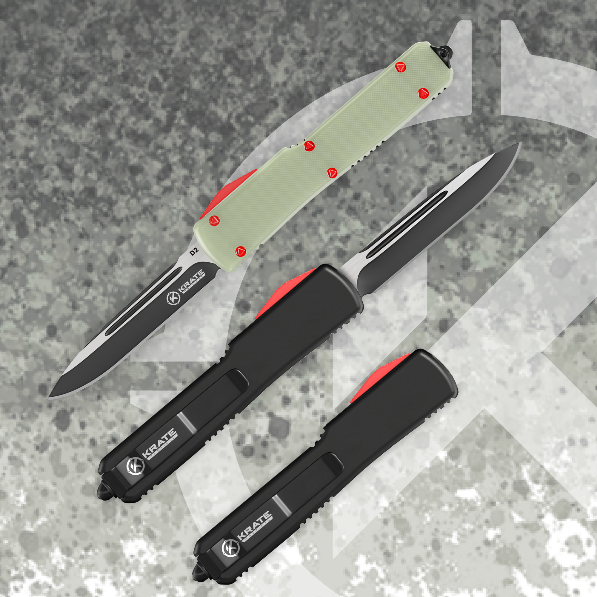 KRATE TACTICAL Jade G10 OTF Knife | The Gun Shoppe of Sarasota ...