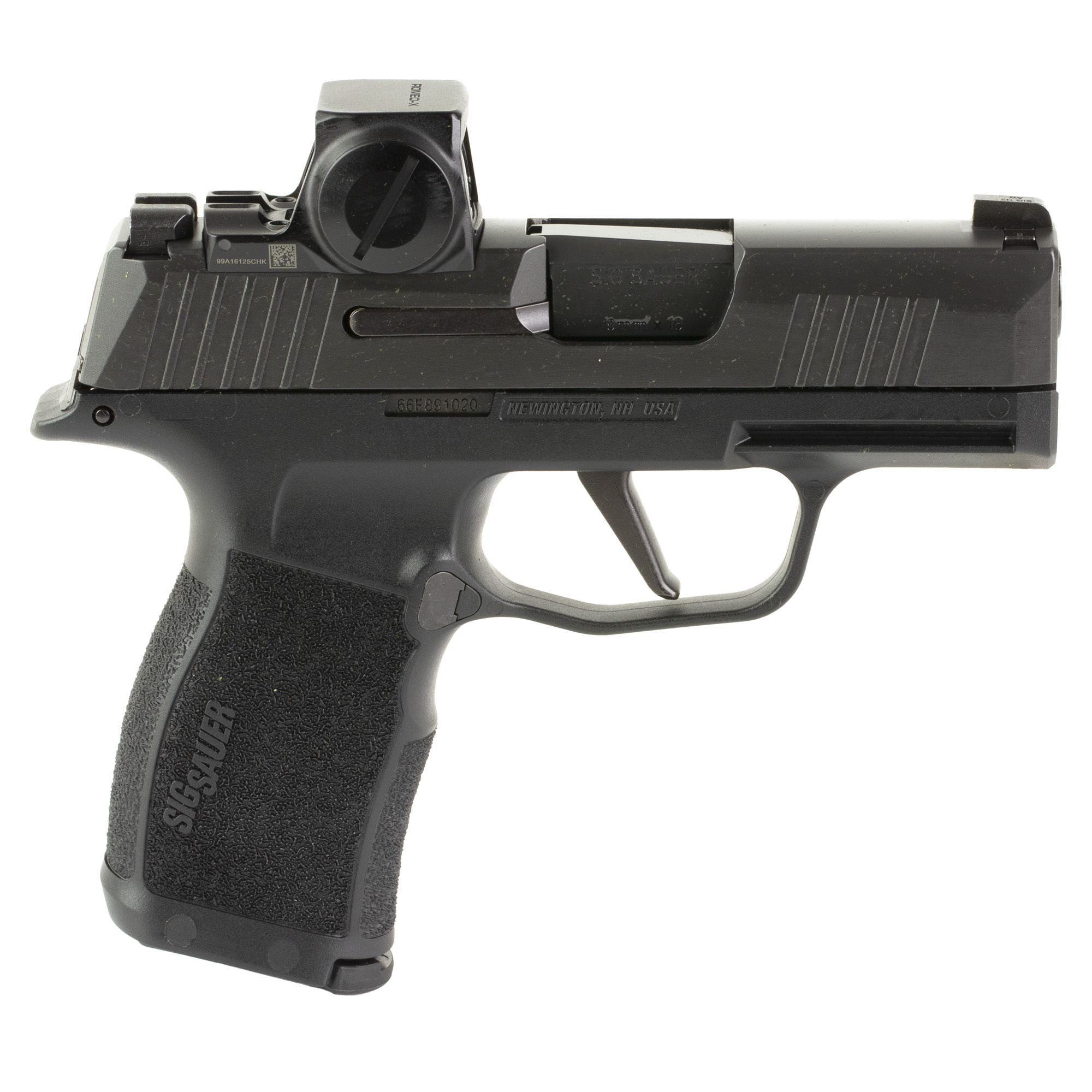 "P365X Concealed-Carry Pistol: XSeries Grip, Nitron Slide, Romeo-X Opt ...