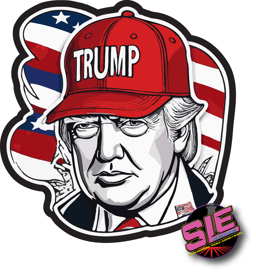 Donald J. Trump Support Decal - The Gun Shoppe of Sarasota