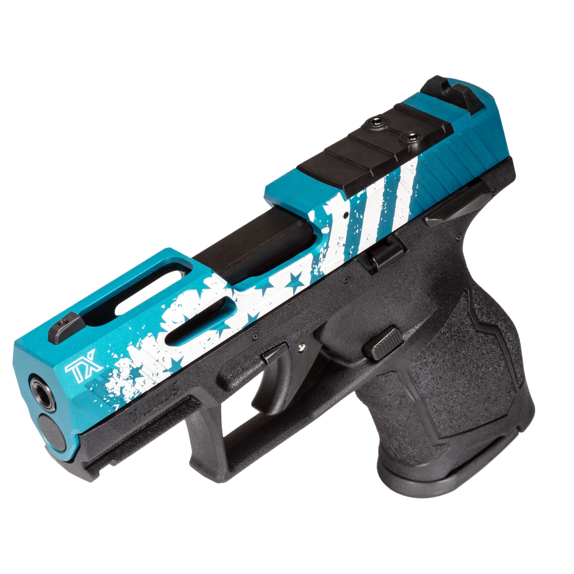 Taurus TX22 Compact 22LR 13-Rd Optic Ready Threaded Barrel Flag Desig ...