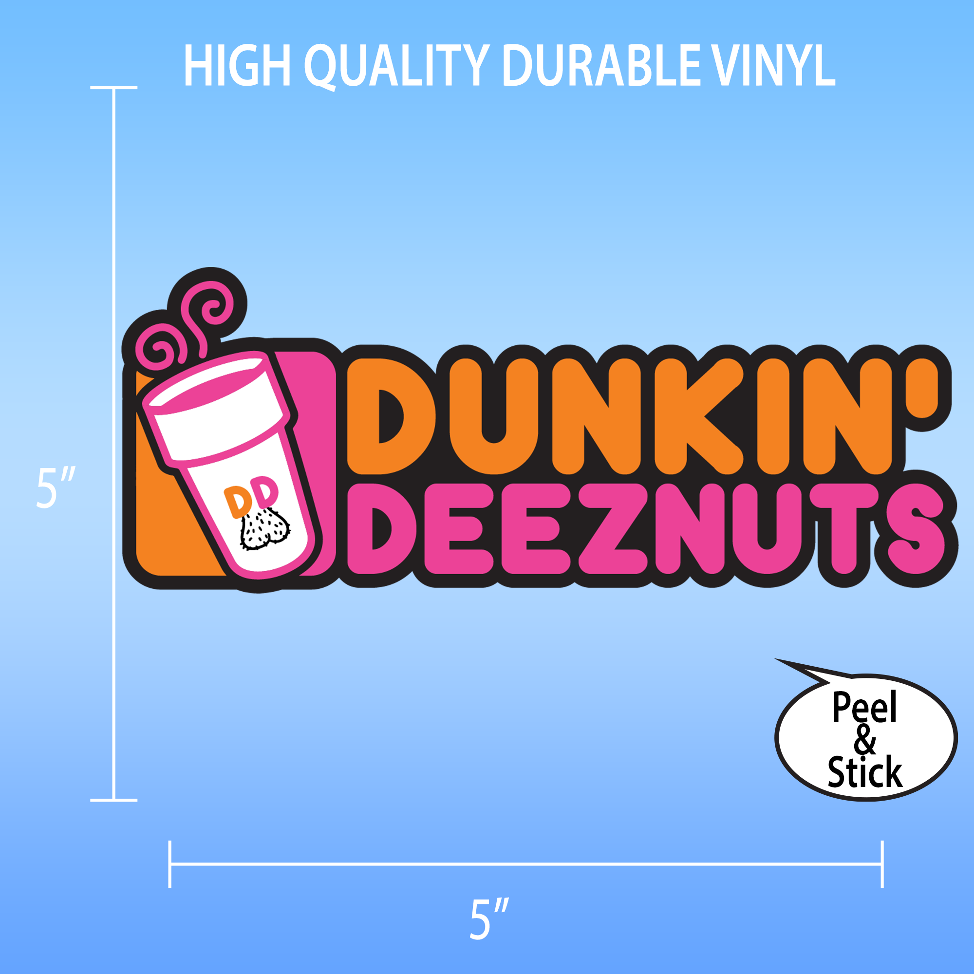 Dunkin Deeznuts Decal - The Gun Shoppe of Sarasota