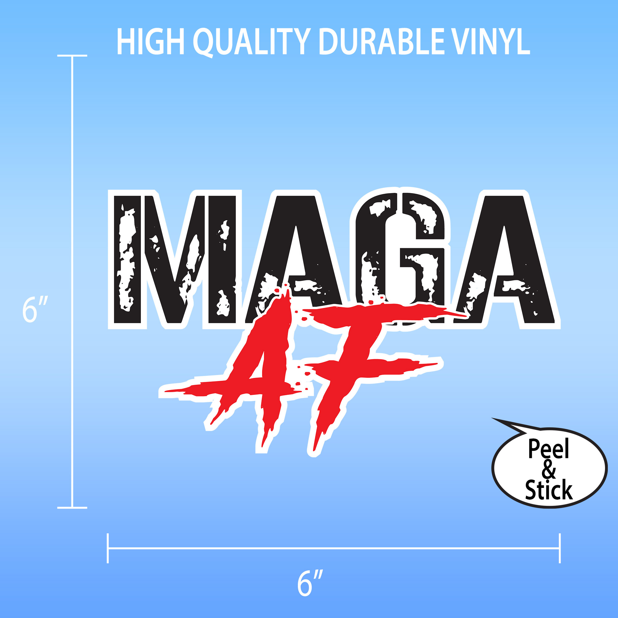 MAGA AF Decal - The Gun Shoppe of Sarasota