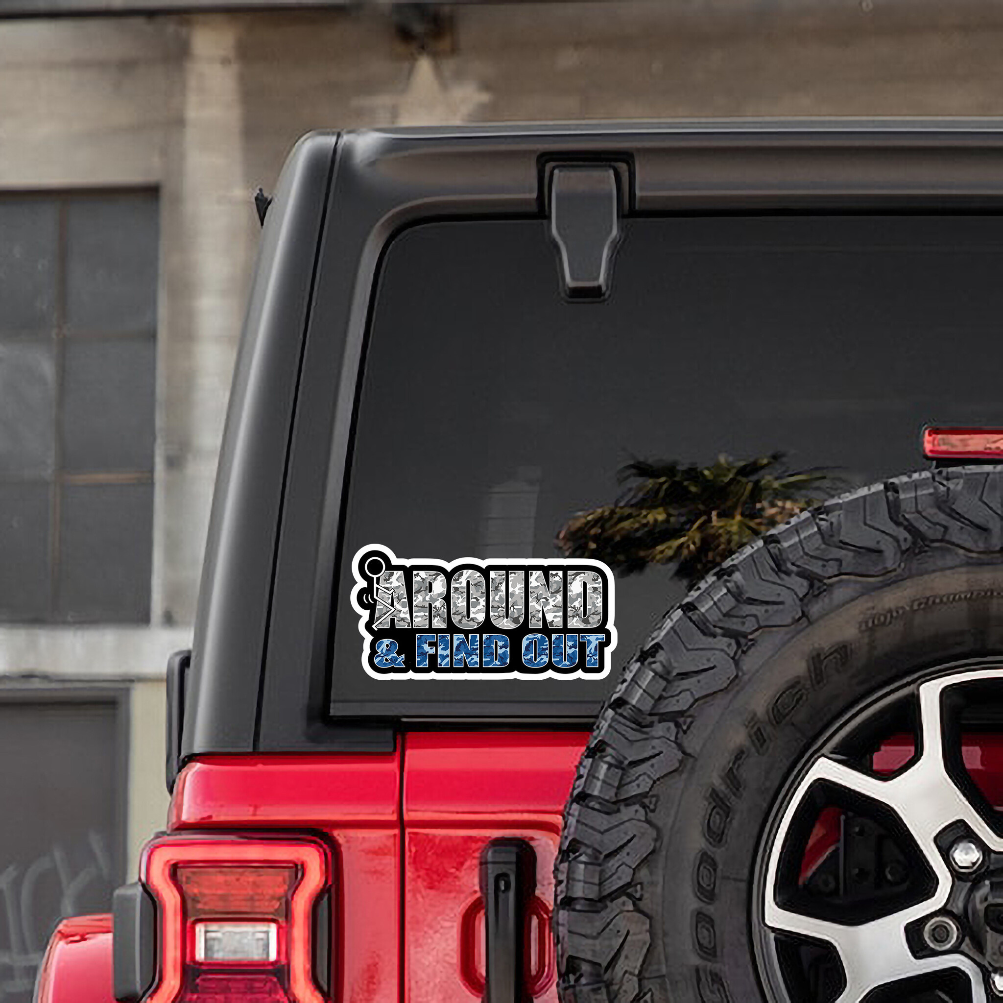 F Around & Find Out" Sticker - Funny Stick Figure - The Gun Shoppe of ...