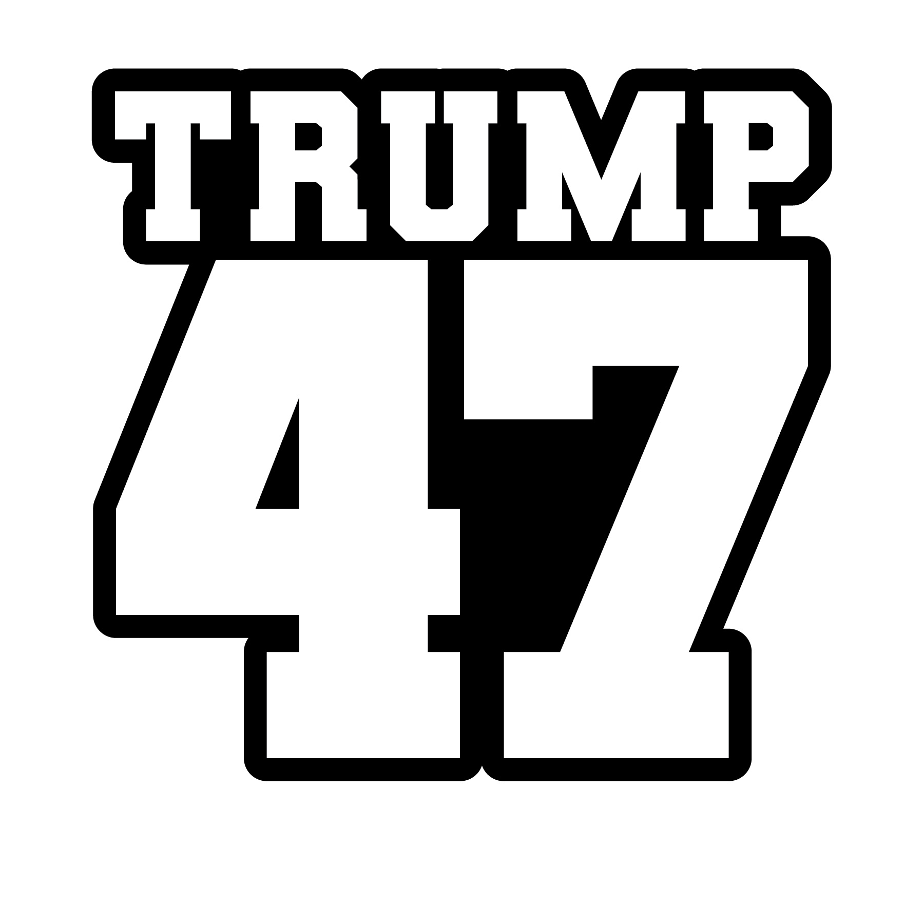 "Team Trump 47" Vinyl Sticker – Custom Colors & Sizes - The Gun Shoppe ...