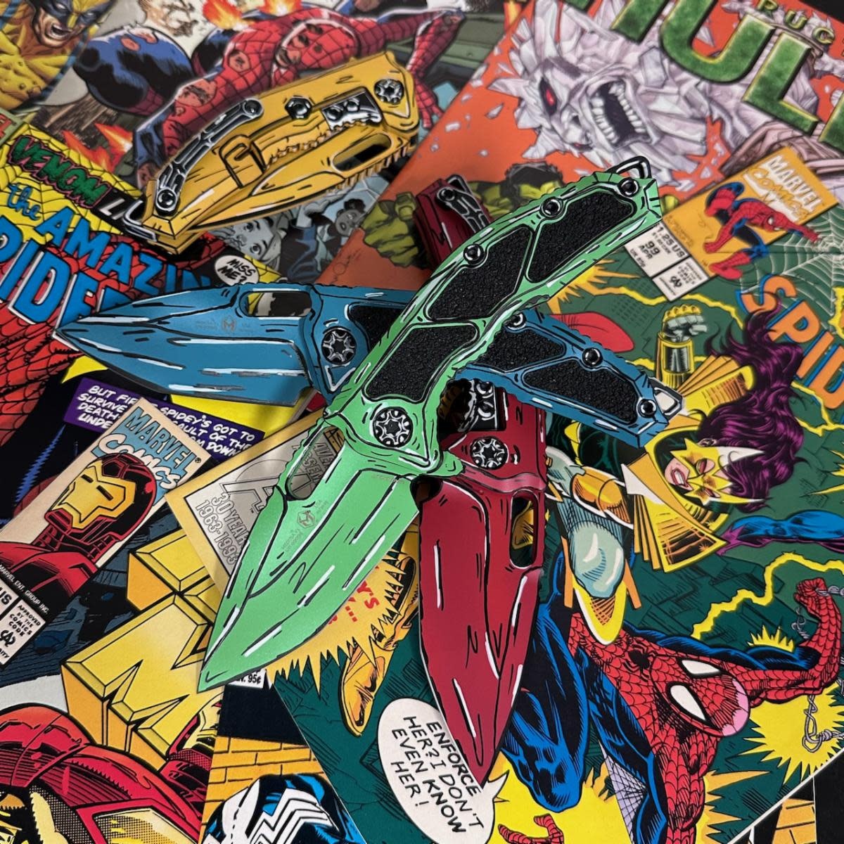 Medusa Manual Cel Shade Knife - Limited Edition - The Gun Shoppe of ...