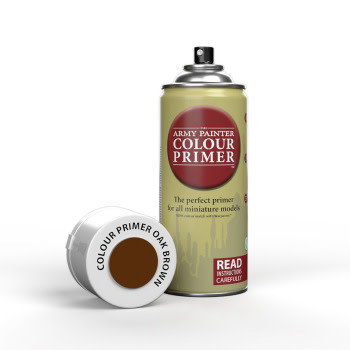 Army Painter (AP) Colour Primer (Spray can) - Oak Brown - Jeuxjubes