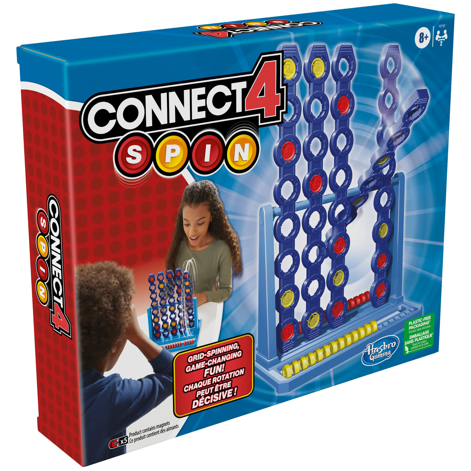 Connect 4 - Spin (Multilingual) - Jeuxjubes