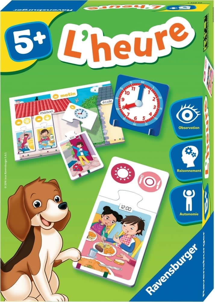 L'heure (Francais) - Jeuxjubes