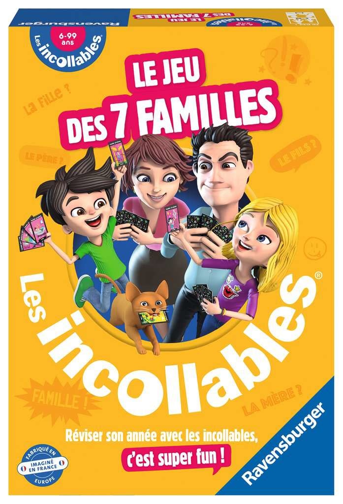 Le Jeu des 7 Familles - Les incollables (Français) - Jeuxjubes