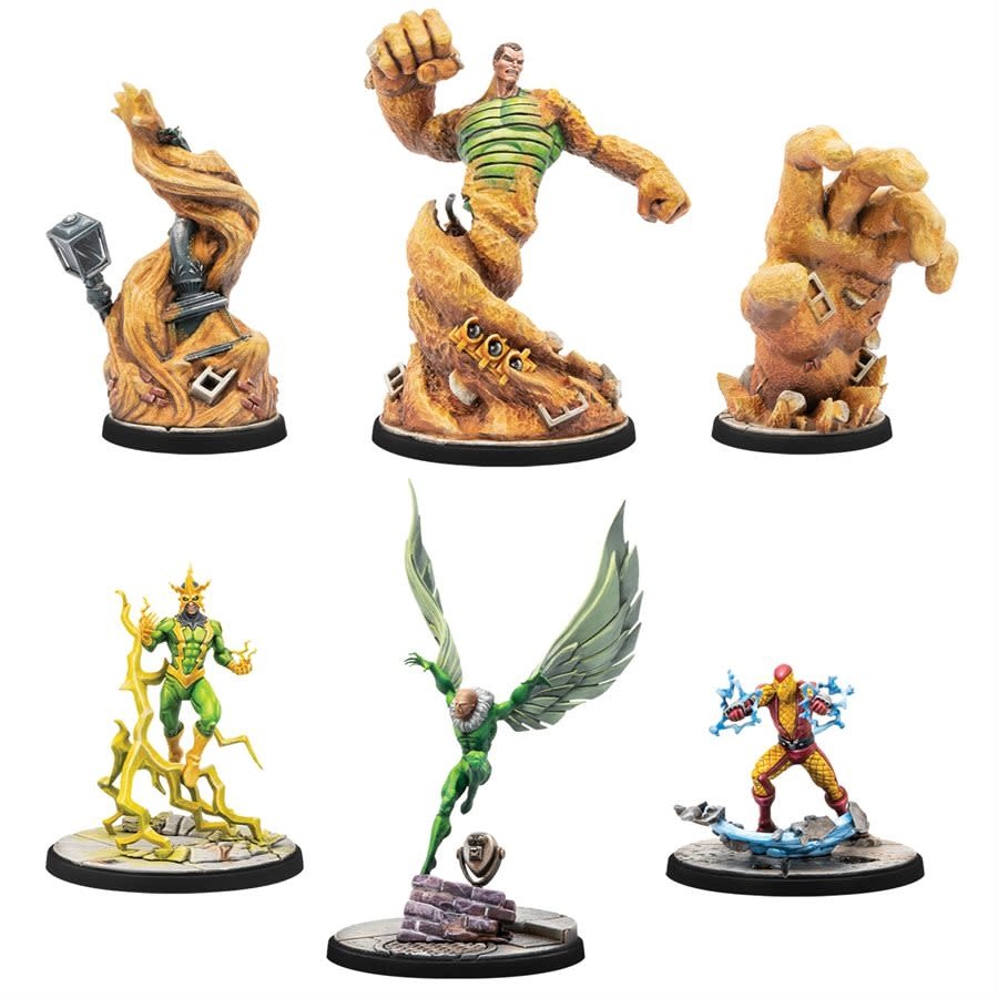 Marvel Crisis Protocol - Electro, Sandman, Shocker and Vulture (Anglais ...