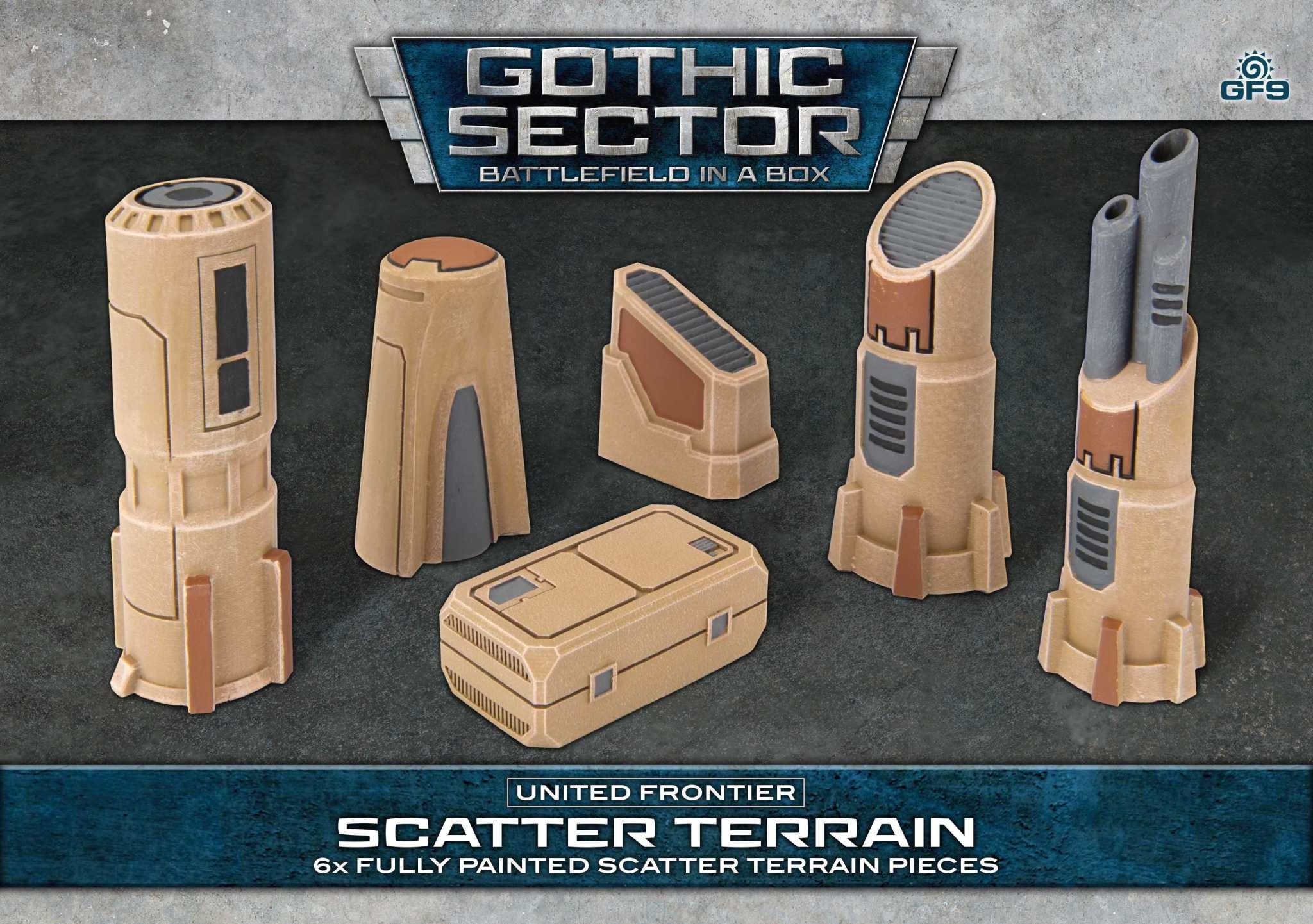 Battlefield in a Box - United Frontier - Scatter Terrain - Jeuxjubes