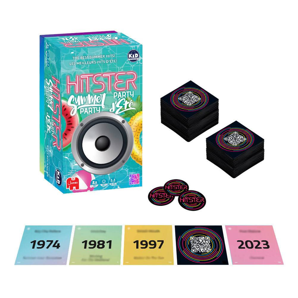 Hitster 4 - Party d'été (Multilingual) [PREORDER] - Jeuxjubes