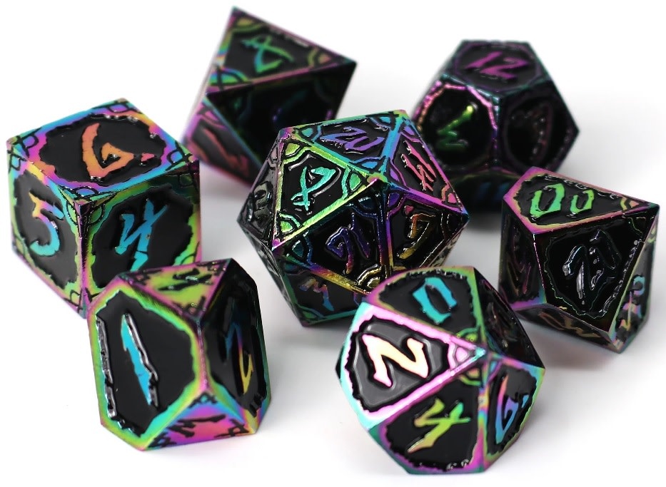 (Die Hard) RPG Set - 7 piece set - Dark Nexus Hexbreaker - Jeuxjubes
