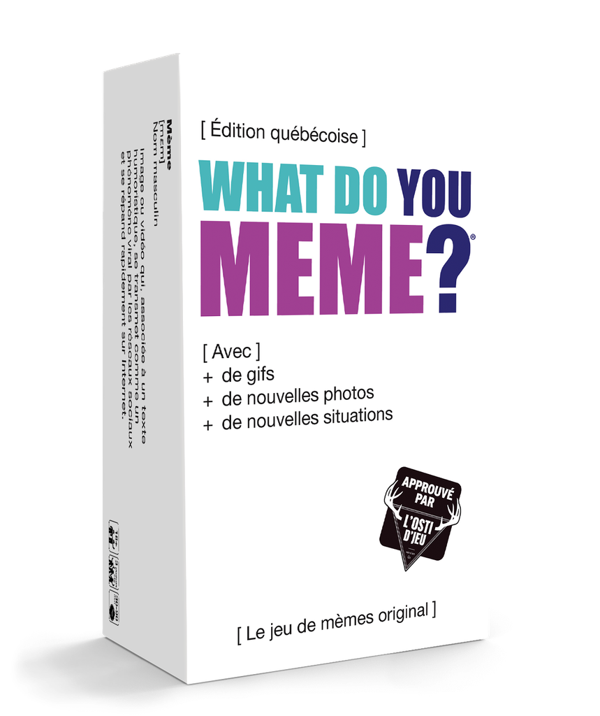 What Do You Meme - GIF - Édition Québécoise (French) [PREORDER] - Jeuxjubes
