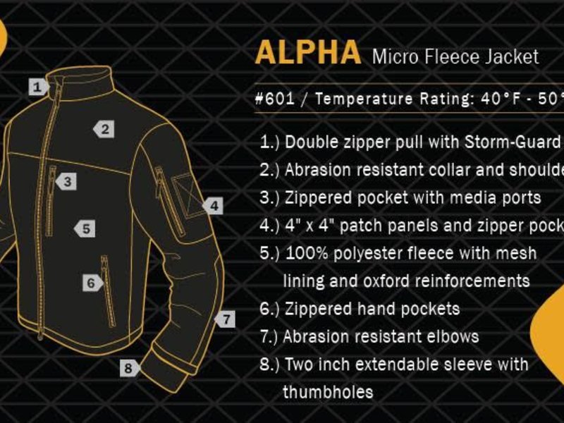 Condor Alpha Fleece Jacket - Airsoft Extreme