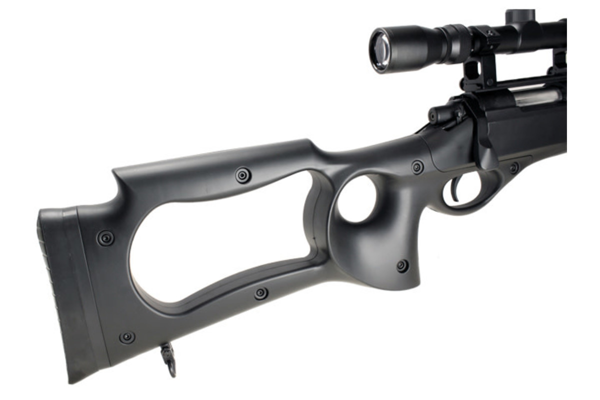 WELL MB10 VSR10 Bolt Action Spring Sniper Rifle w/ Fixed Stock and ...