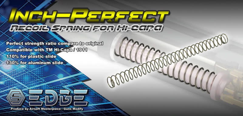 EDGE Custom "INCH-PERFECT" Recoil Spring for Hi-CAPA - Airsoft Extreme