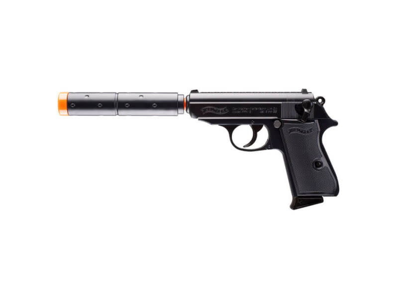 Walther PPK/S Spring Pistol Operative Kit Black - Airsoft Extreme