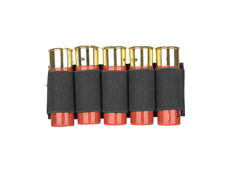 UKARMS 5 Shot Shell Holder Velcro Back Black | Airsoft Extreme ...
