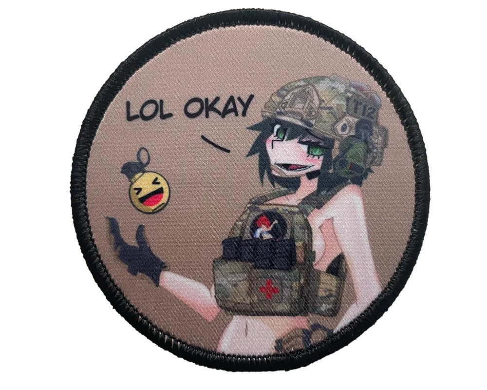 Weapons Grade Waifus Frag React Katou Morale Patch - Airsoft Extreme