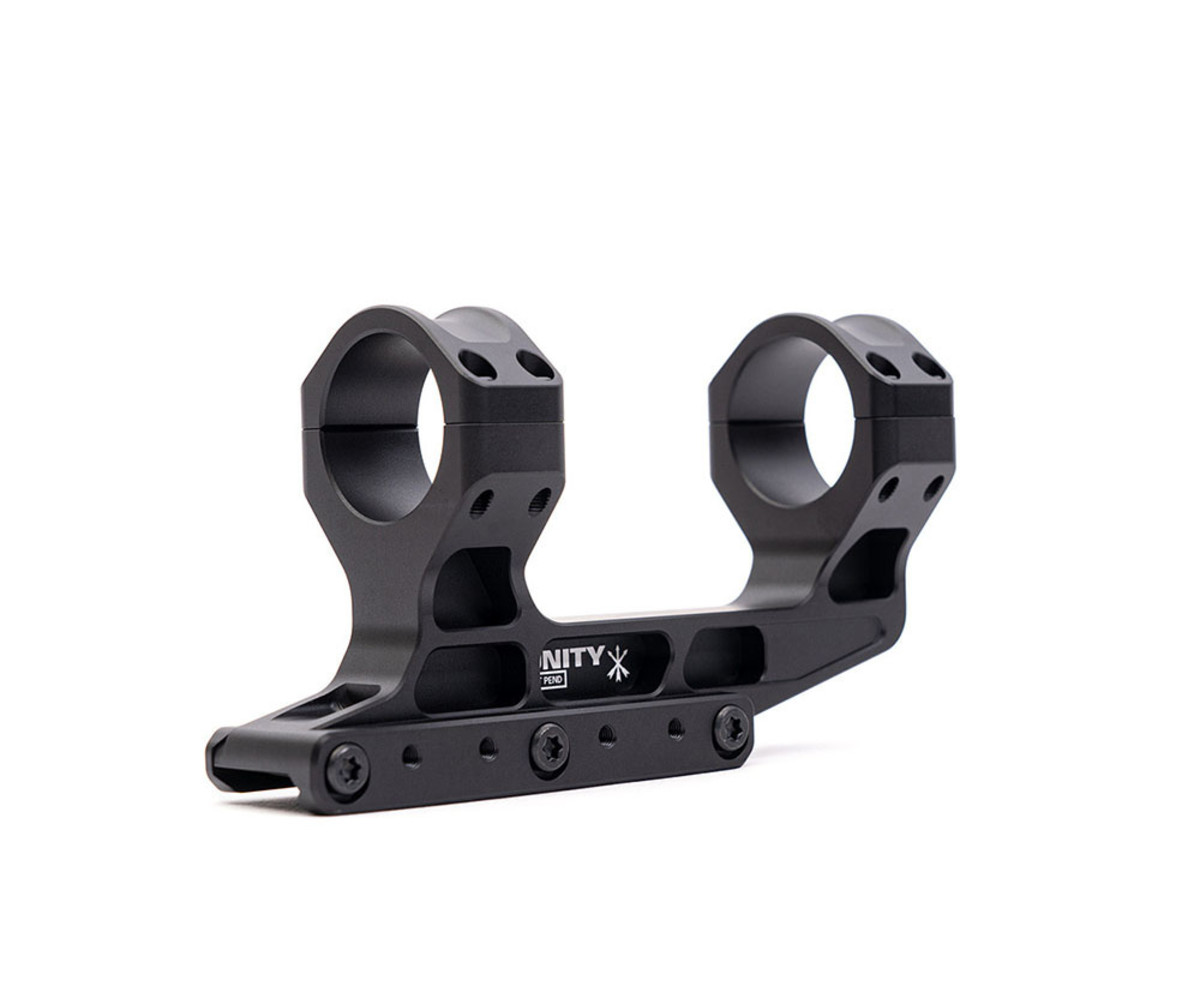 Unity Tactical Fast Lvpo Optics Mount Set Black Aluminum Alloy