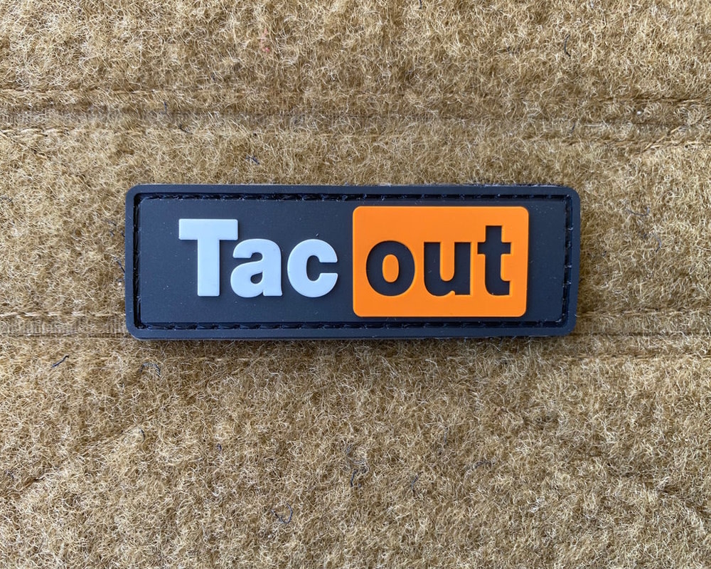 Tactical Outfitters Tac Out Hub Style PVC Morale Patch - Airsoft Extreme