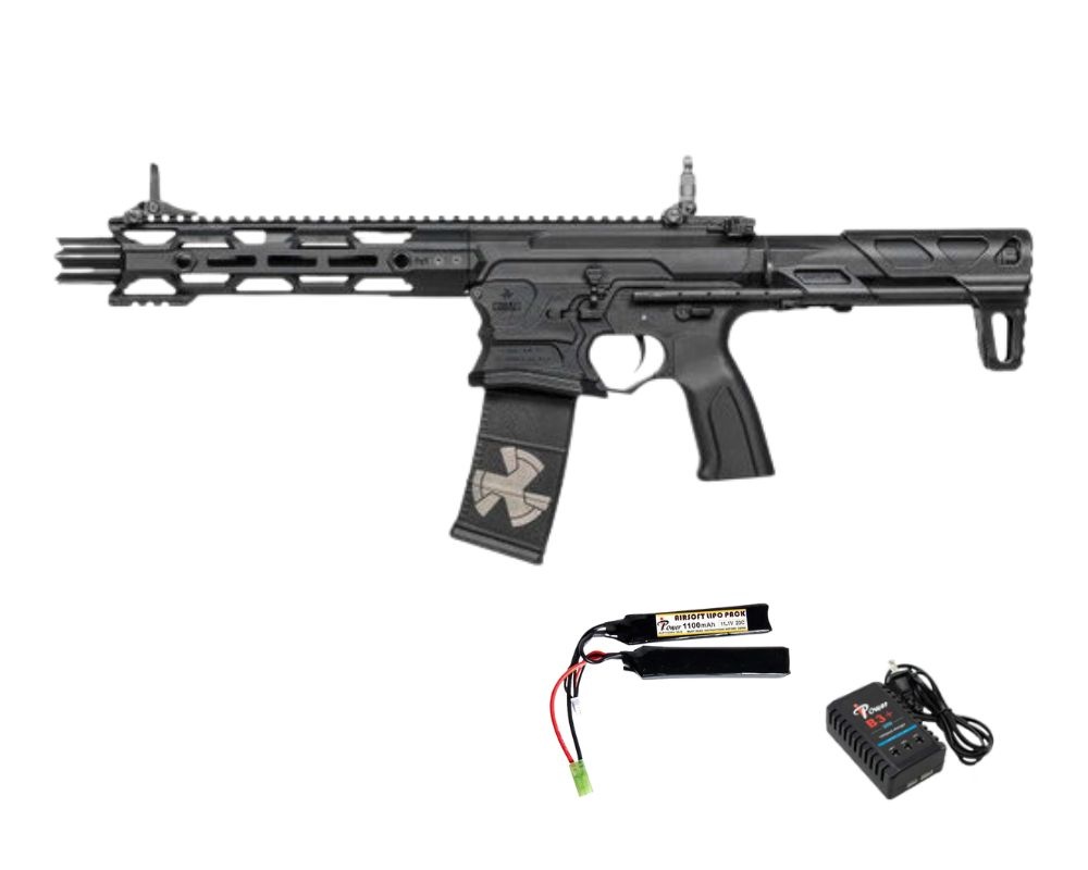 G&G BAMF Team Cobalt Kinetics Licensed Rifle AEG, Stealth - Airsoft Extreme